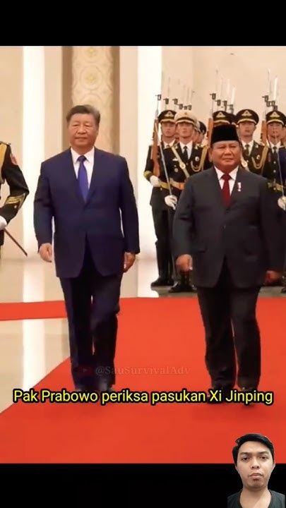Presiden Prabowo Xi Jinping Berjalan di atas Karpet Merah #presidenprabowo #prabowomania # ...