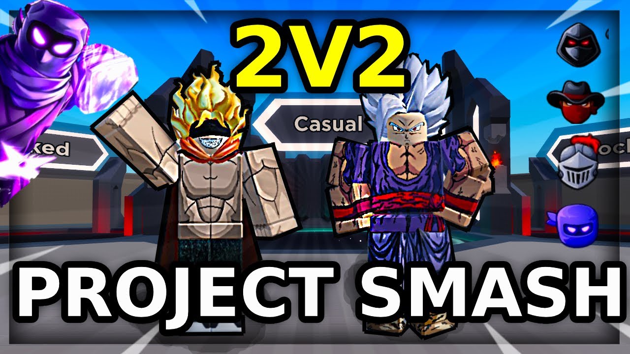 Destroying everyone in Project Smash (2v2 rank with jaykob) - YouTube