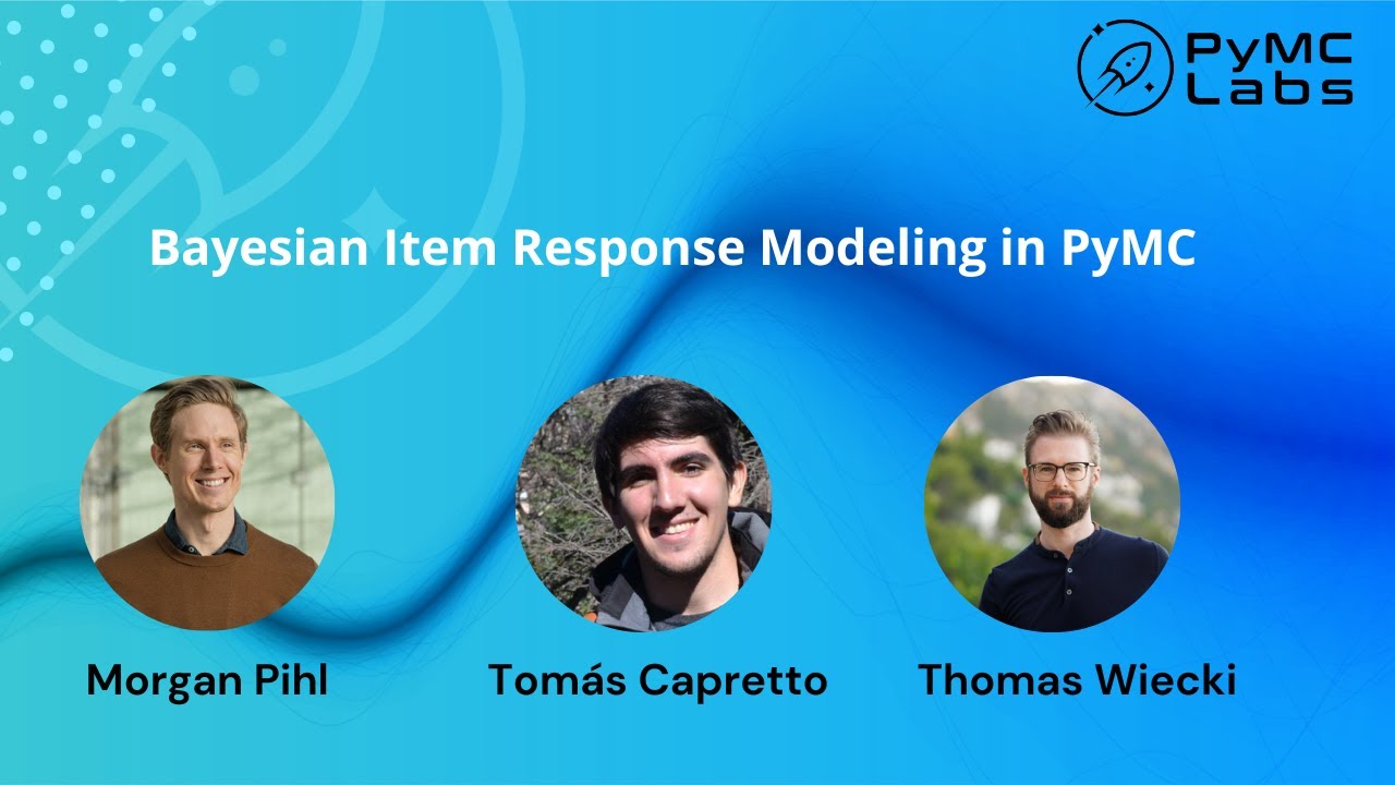Bayesian Item Response Modeling in PyMC (Alva Labs) - YouTube