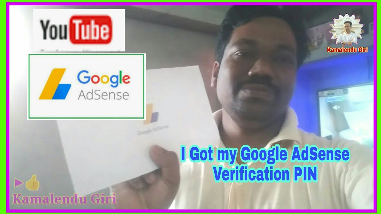 I Got my Google AdSense Verification Pin || Next Step of YouTube ...