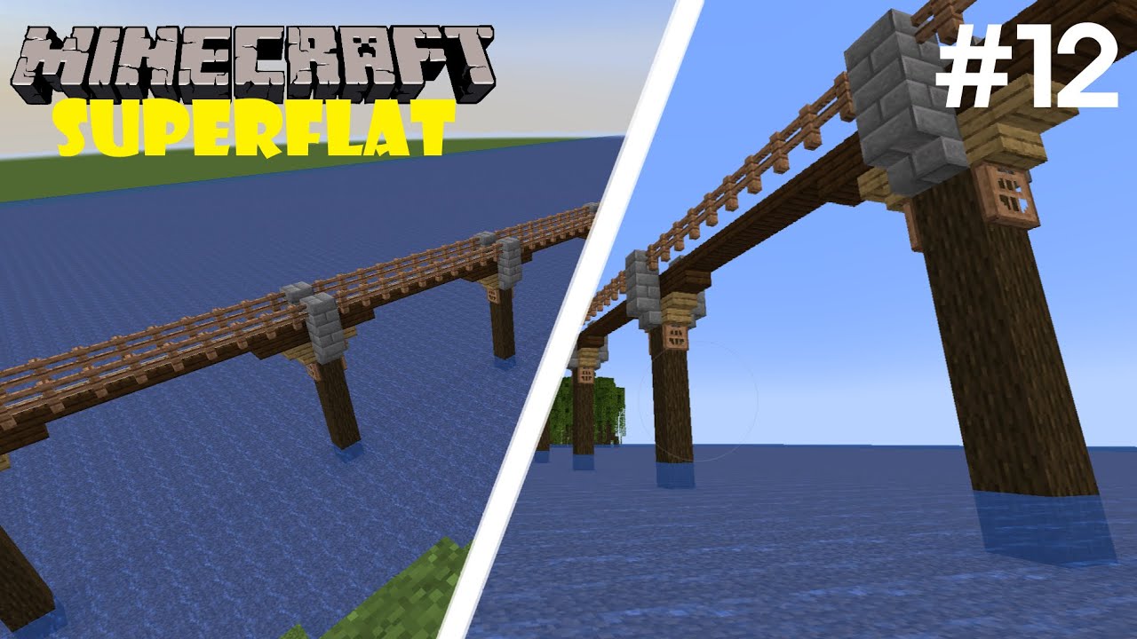 THE MONORAIL! Superflat Survival Let's Play Ep.12 - YouTube