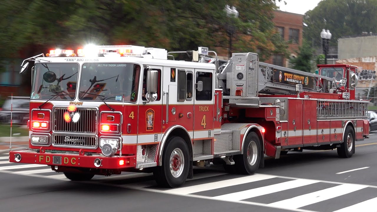 DCFD Truck 4 Responding - YouTube