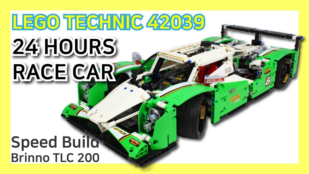 LEGO TECHNIC 42039 24 HOURS RACE CAR SPEED BUILD - YouTube