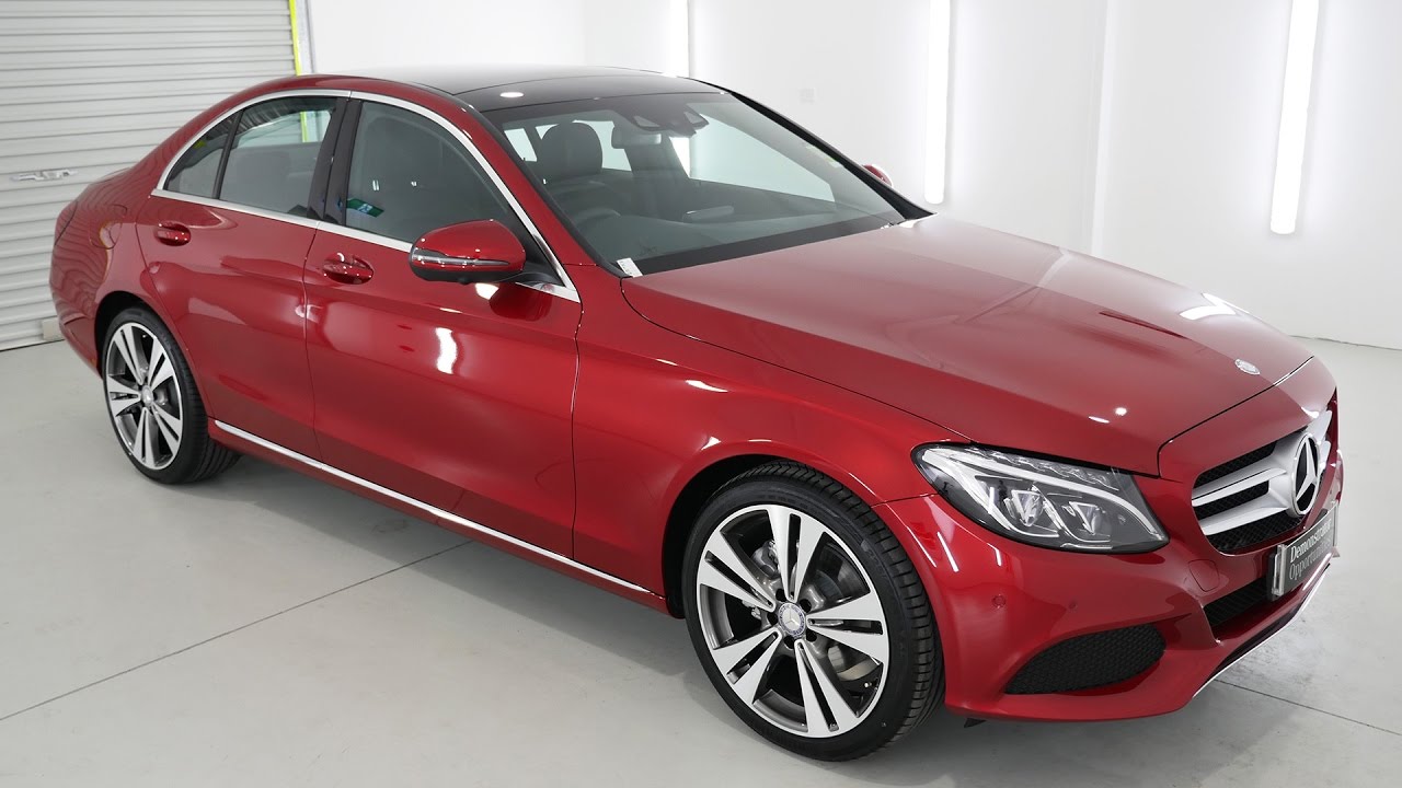 MERCEDES-BENZ C 200 Hycinth Red Auto M256982 - YouTube