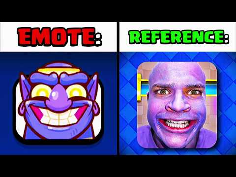 Emotes & REFERENCES in Clash Royale (Part - 9) 👀