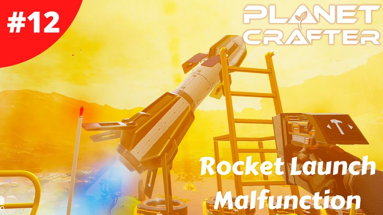 Rocket Launch Malfunction & T2 Butterfly Farms - Planet Crafter - #12 - Gameplay - YouTube