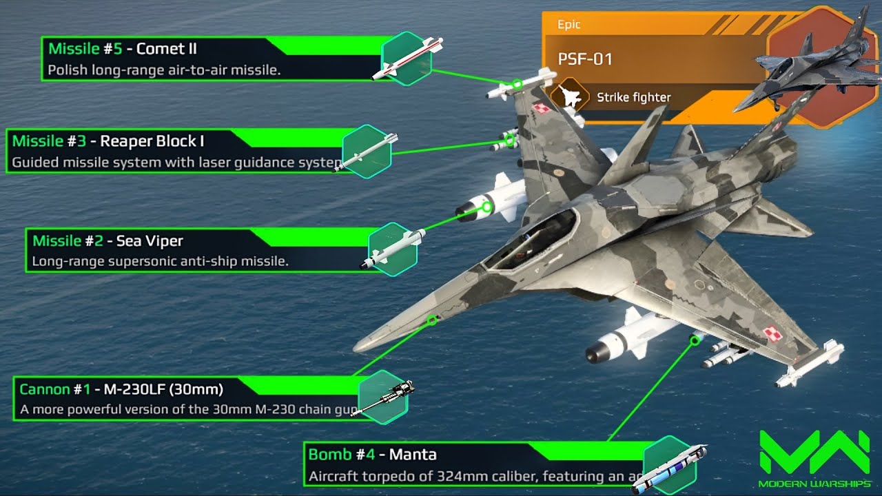 New Multirole VIP Strike Fighter! PSF-01 Full Review and Test! | Modern ...