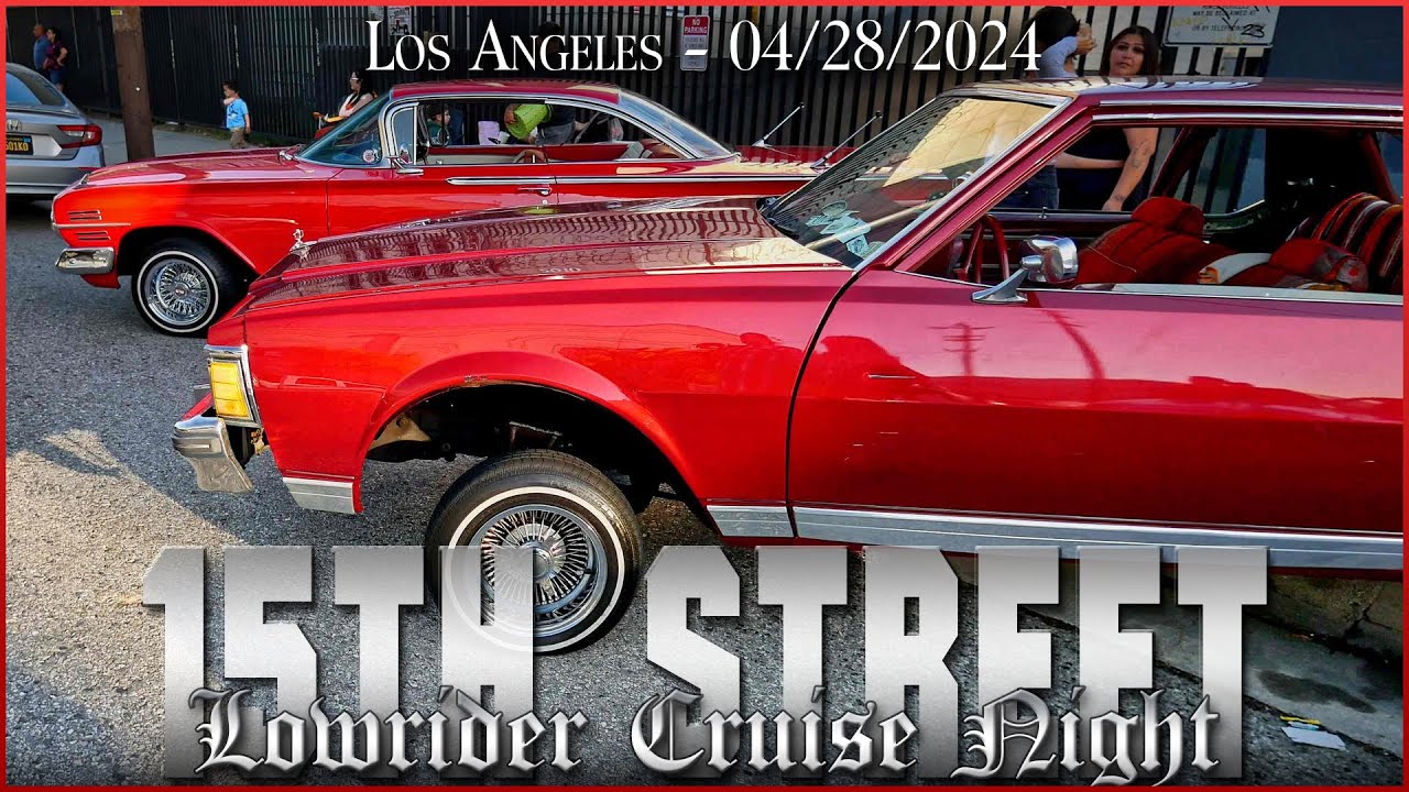 15th Street Lowrider Cruise Night 04/28/2024 Alaniz Beatz - YouTube