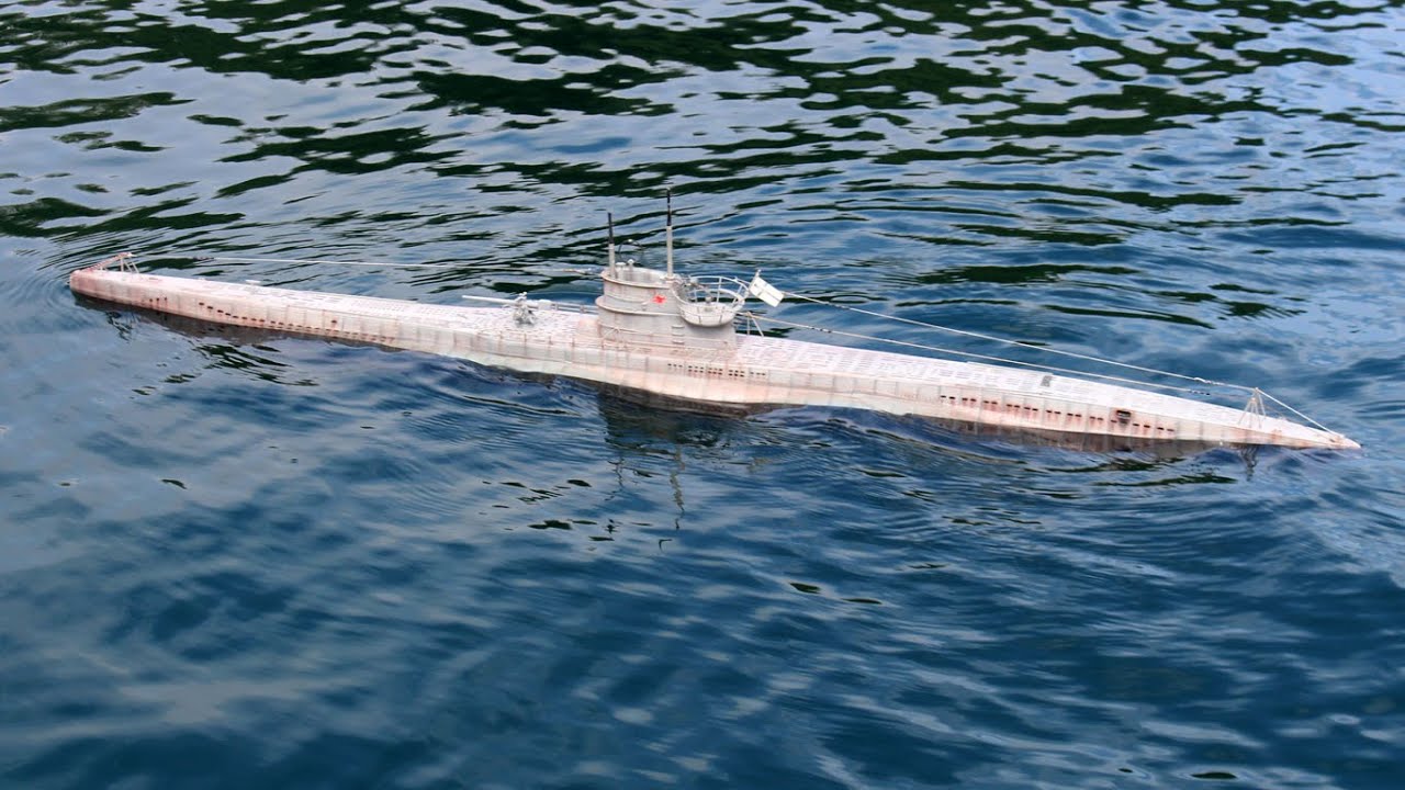 RC U-Boat Type VII | Sheerline | Bournville Submarine Day 2023 - YouTube