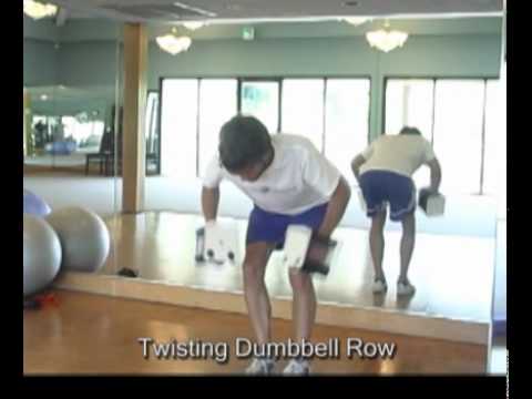 Twisting Dumbbell Row - YouTube