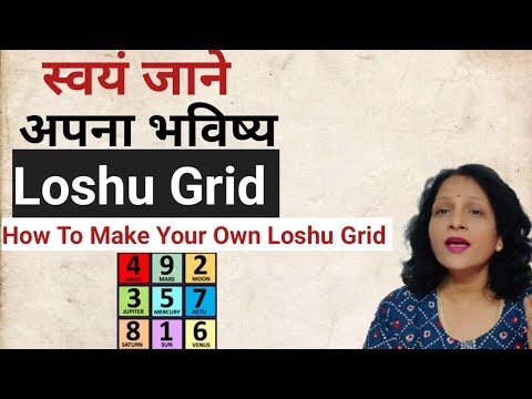 लोशु ग्रिड कैसे बनाये? How To Make Your Own Loshu Grid ? - YouTube