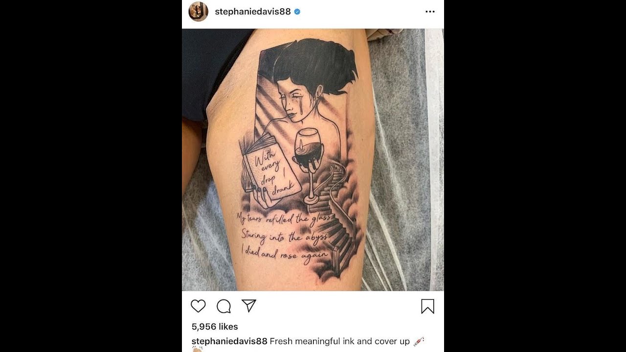 Stephanie Davis shows off 'meaningful' new tattoo as she covers old ...