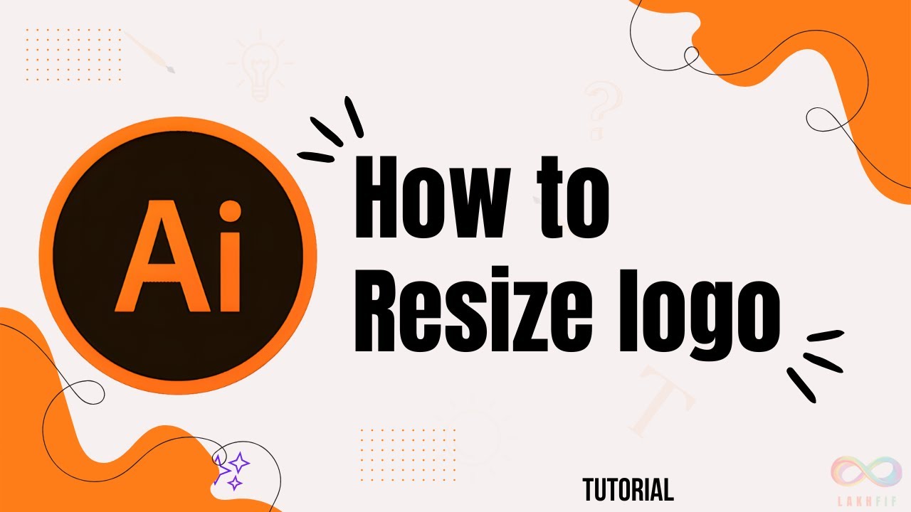 How to resize a logo in Illustrator - YouTube