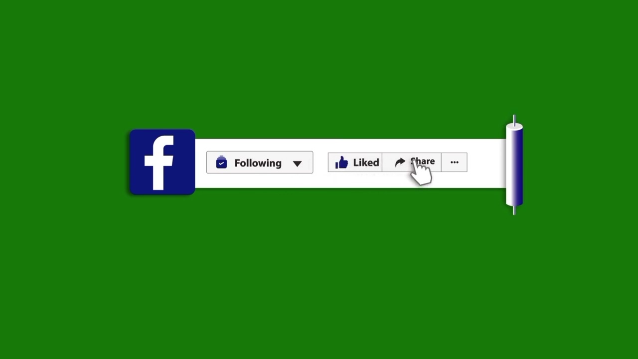 7. Green Screen Facebook Page Follow Button ( No Copyright) / @Love ...