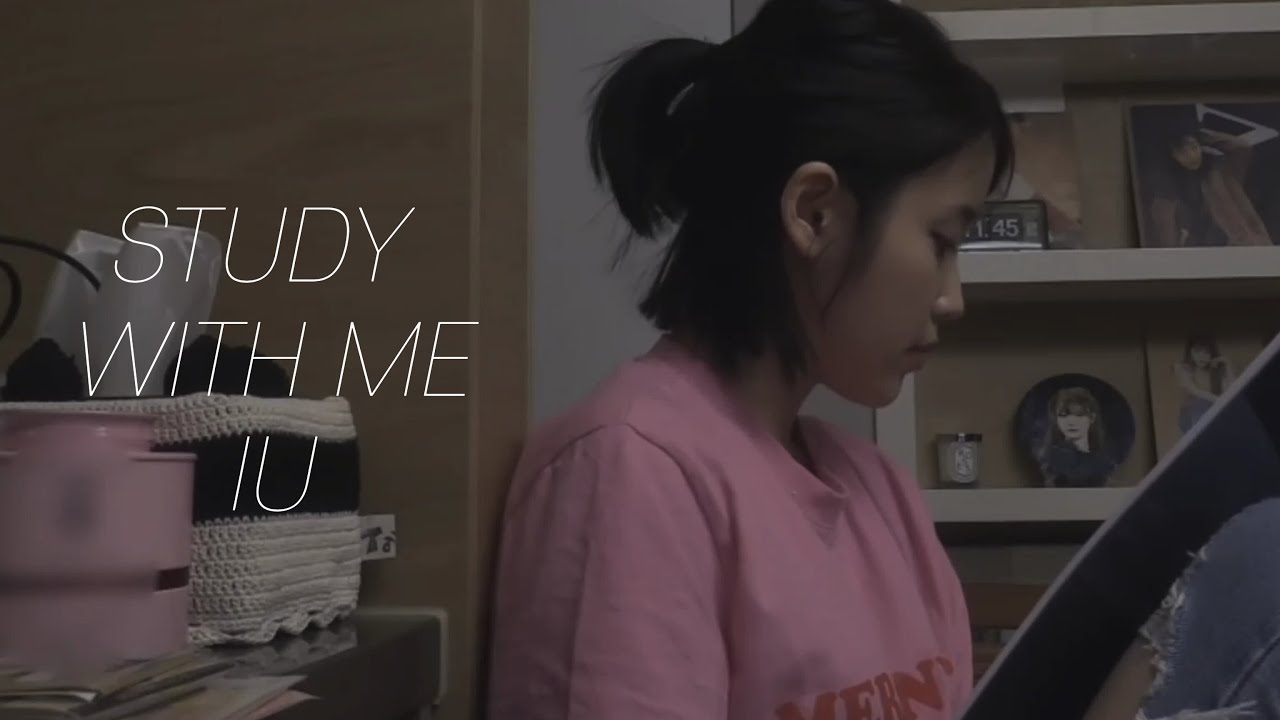 STUDY WITH IU | 아이유 스터디윗미 | 장작소리 ASMR 🔥 - YouTube