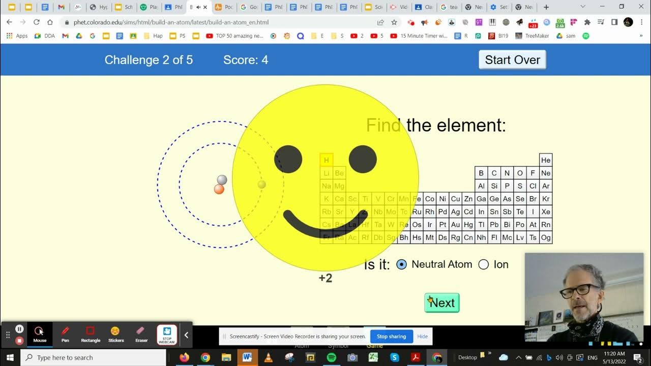 Play the 4 PhET Build an Atom games - YouTube