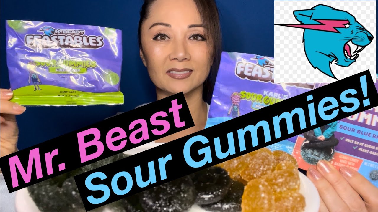 MR. BEAST HAS WHAT??? FEASTABLES SOUR GUMMIES– @MrBeast2 Are They Worth ...