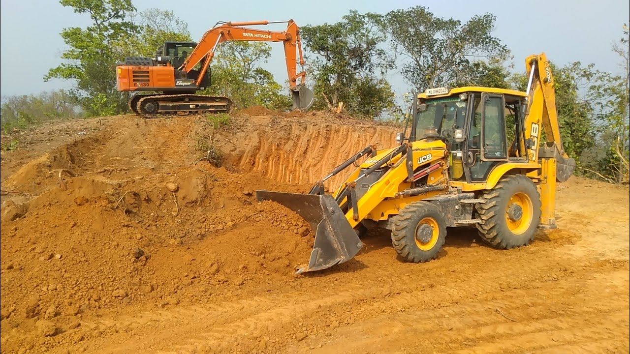 3DX JCB🚜 You See That the ground is being Cut to build a College 🏫and ...