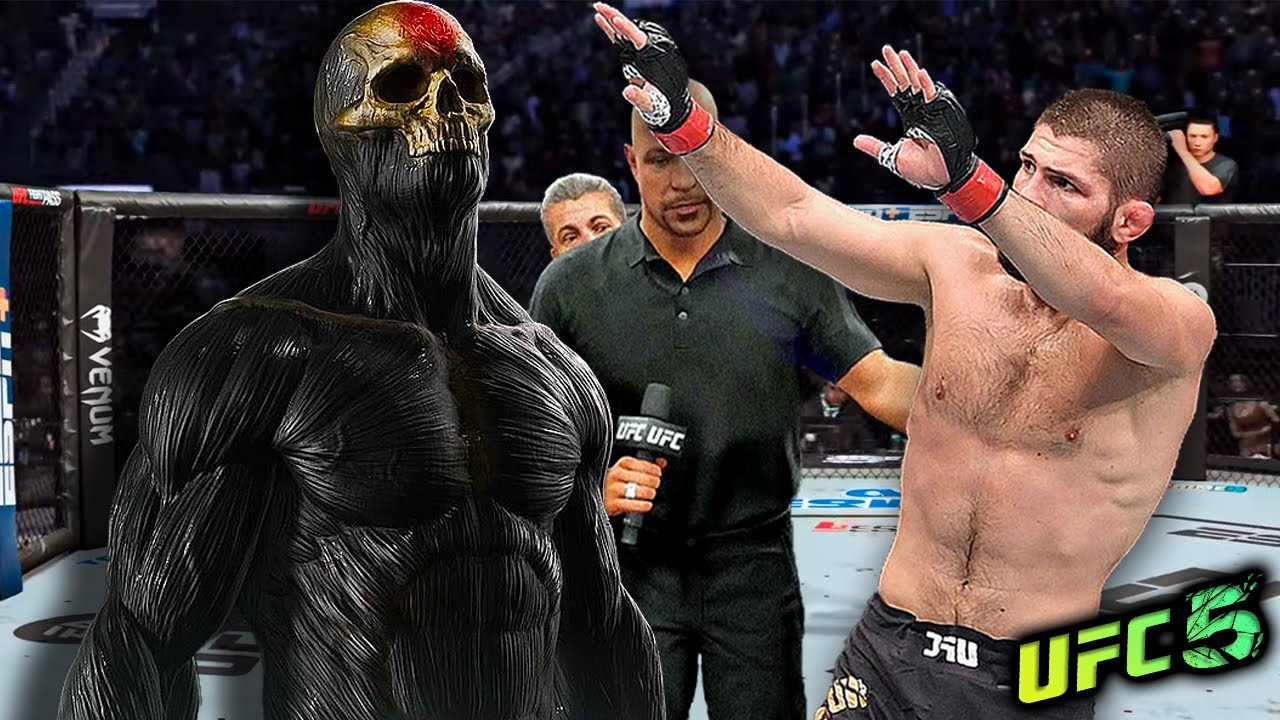 Khabib Nurmagomedov vs. Fibrous Skull Bodybuilder (EA sports UFC 5 ...
