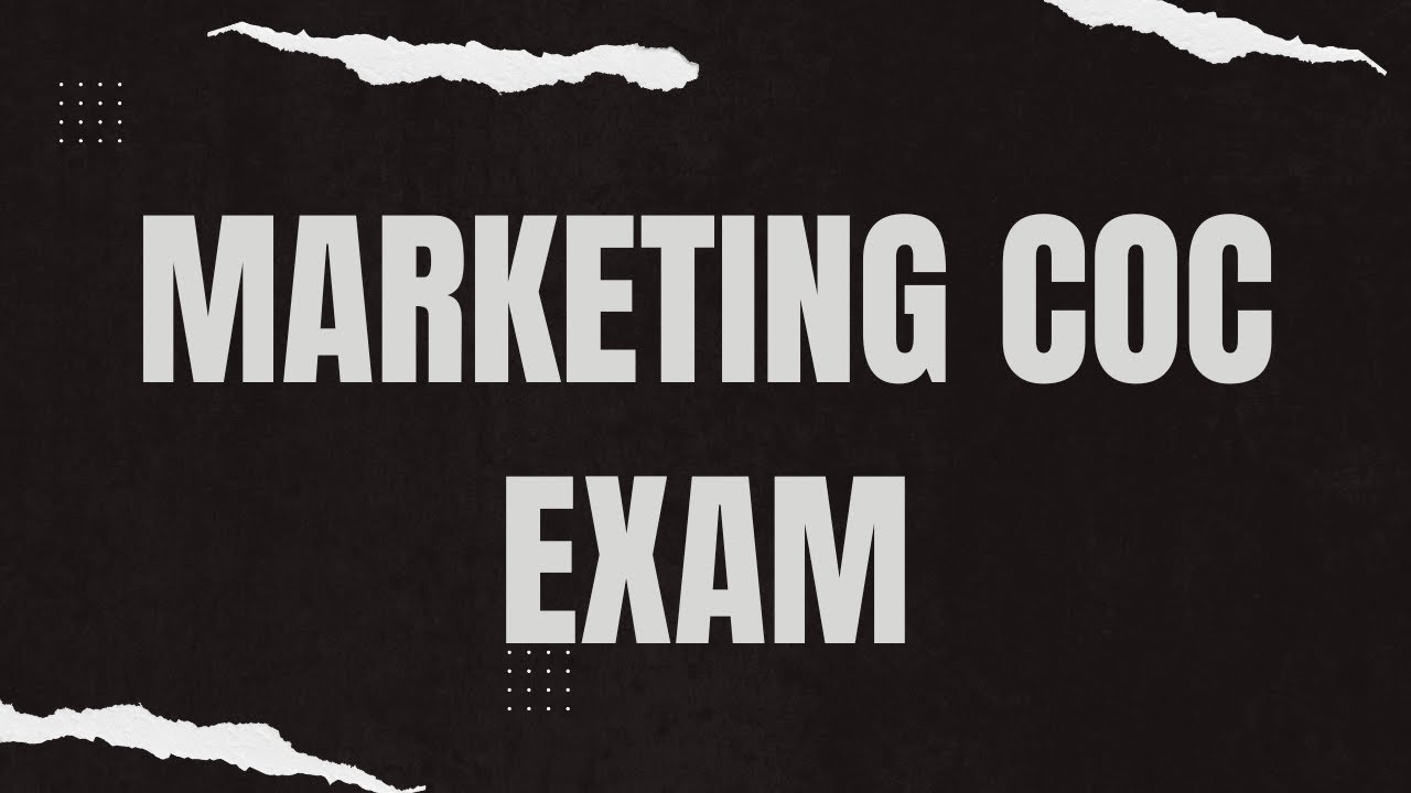 Marketing Level 2,3 and 4COC part 3 written exam Ethiopia - YouTube