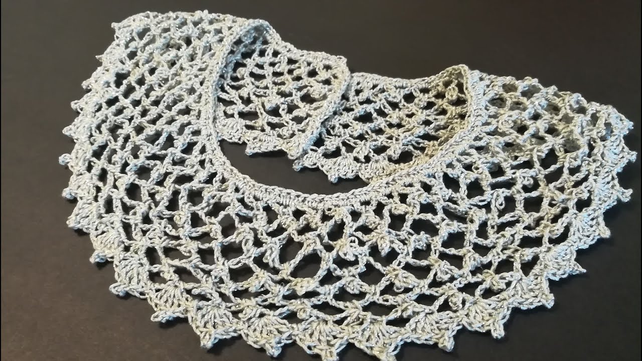Beautiful crochet neck design for All size/ Kushikata collar/ Easy ...