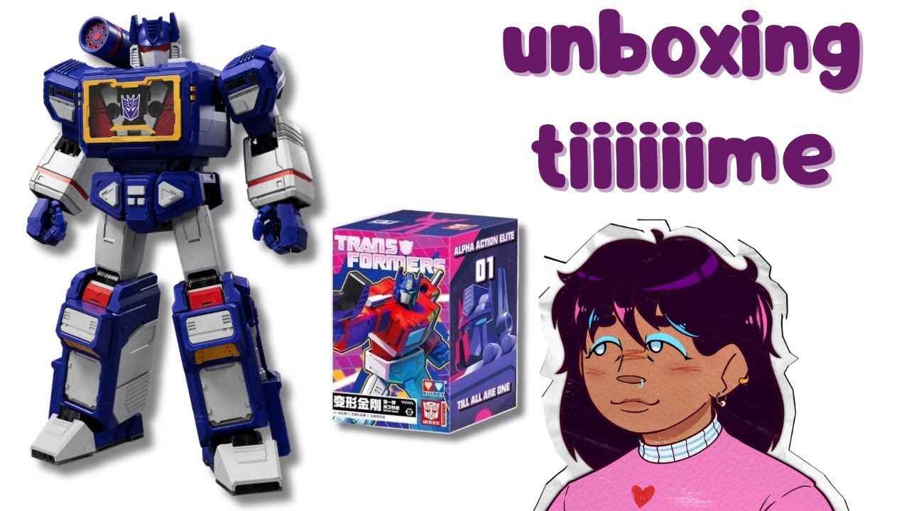 building action edition soundwave (and auldey blind box) - YouTube