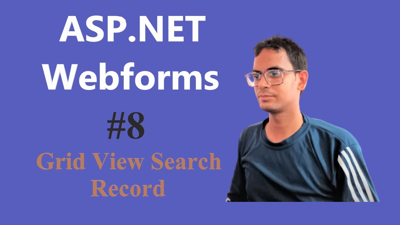 ASP.NET Web Form Tutorial for Beginners in Hindi #8| ASP.NET Search ...