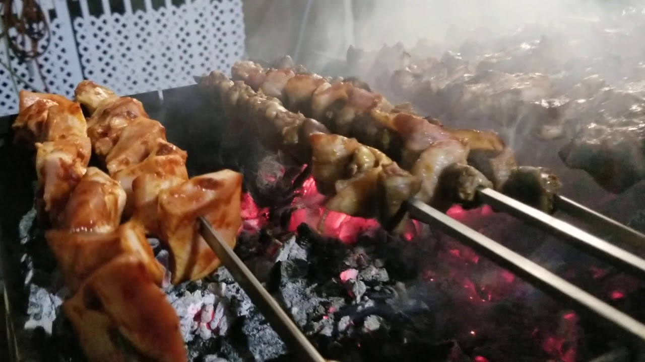 Pork jowl Pork Ribs Lamb BBQ Xorovats Arkad Հայկական խորոված - YouTube