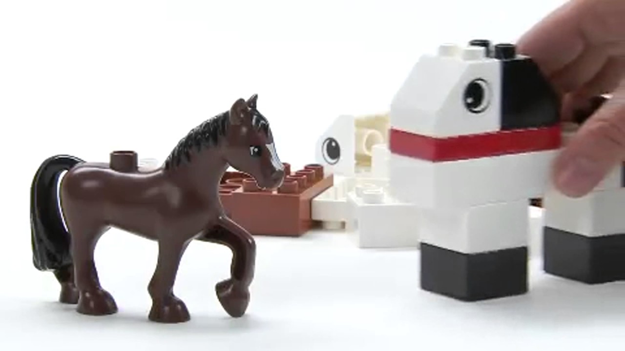 LEGO Duplo Build farm animals - YouTube
