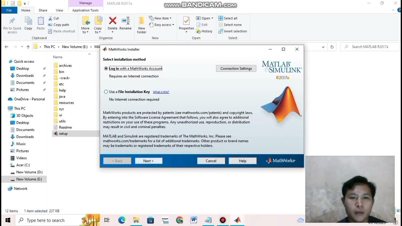 cara install matlab nama Wahyu pajri Rahmadhan (2155201016) - YouTube