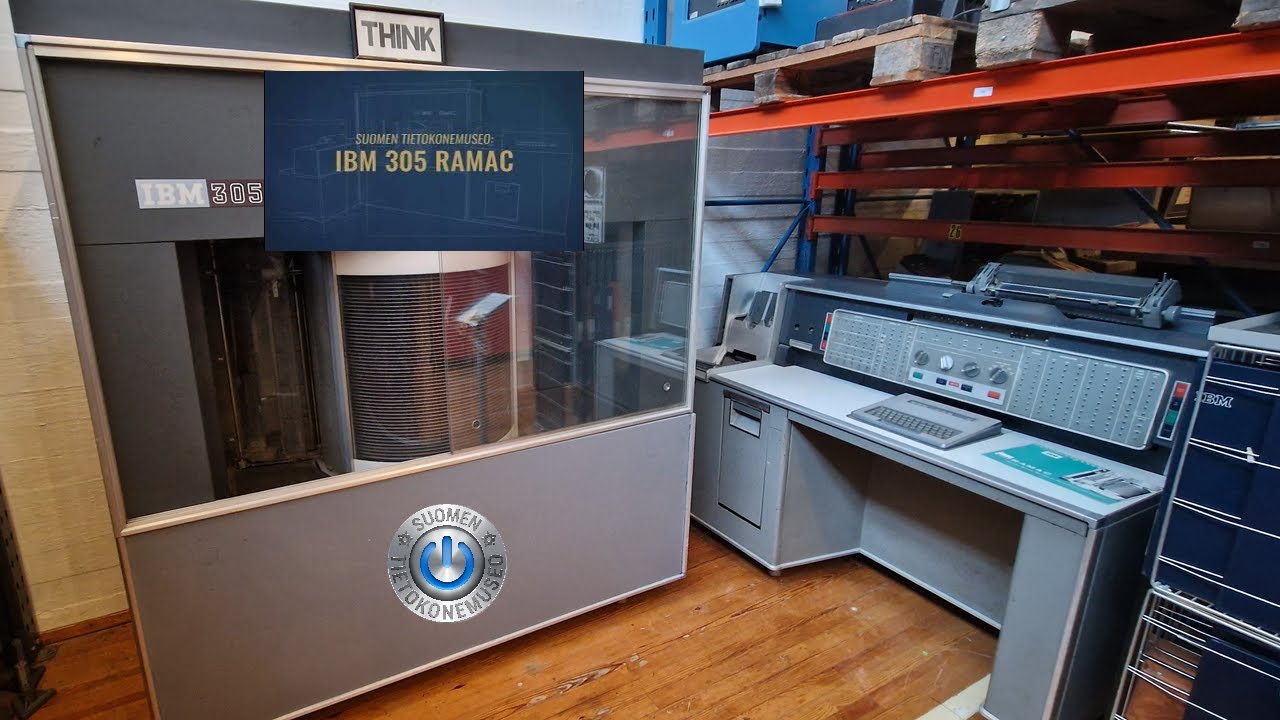 IBM 305 RAMAC - YouTube