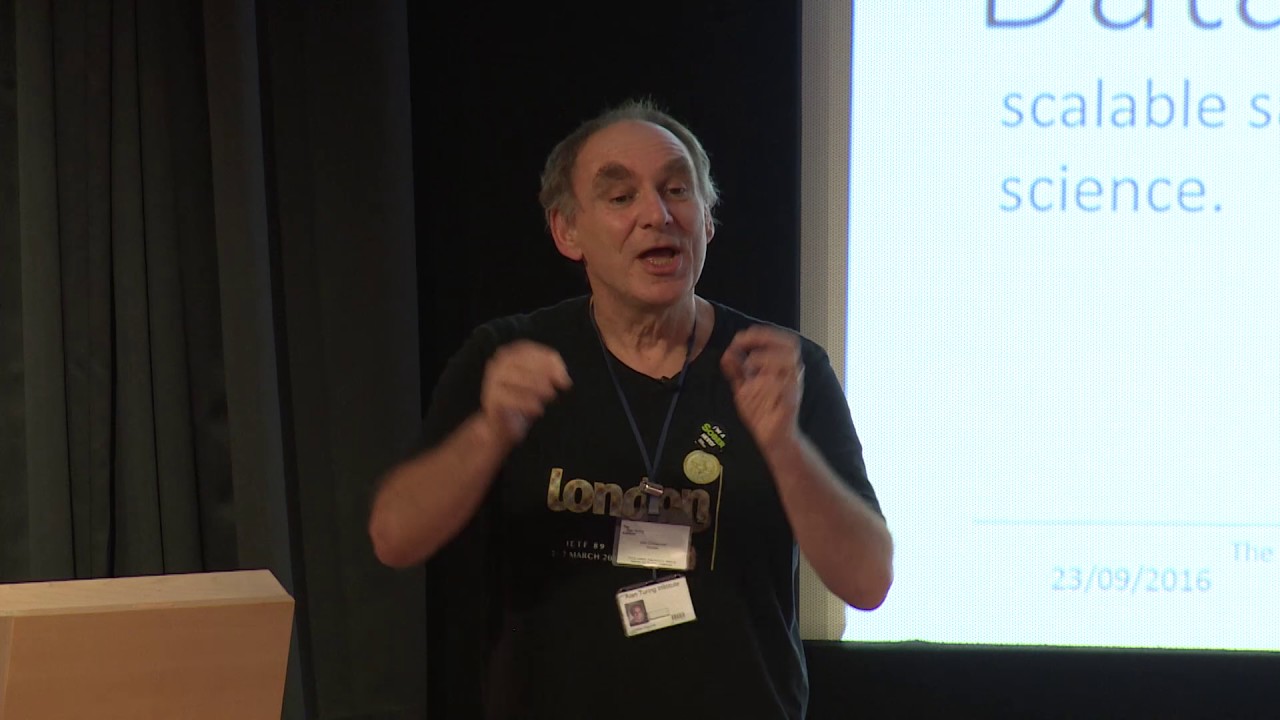 Turing Lecture: Professor Jon Crowcroft, Cambridge University - YouTube