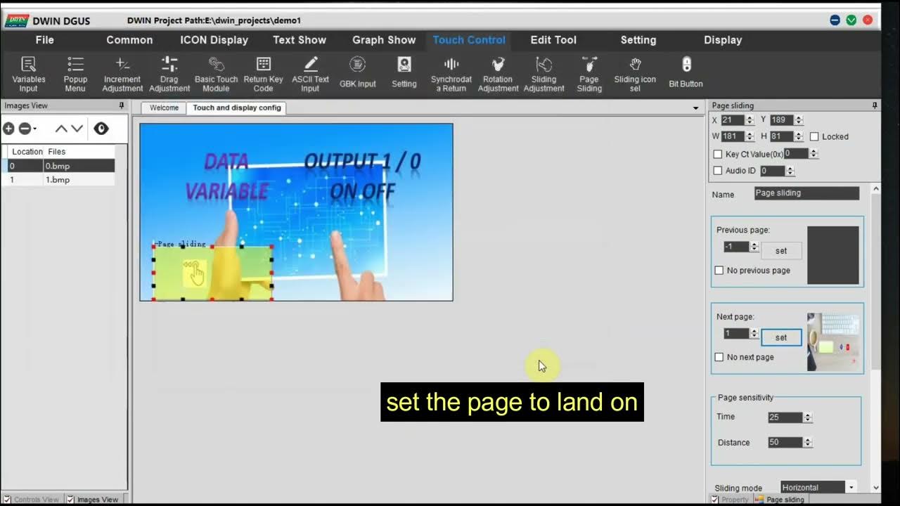 #2 DWIN HMI TOUCH Display with Arduino - Sending Data to Variable and LED ON OFF - YouTube