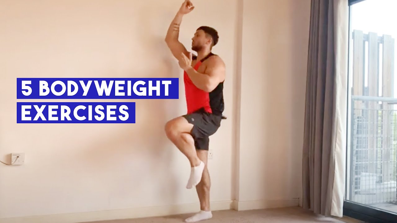 5 Bodyweight Exercises | Beginner to Advanced - YouTube