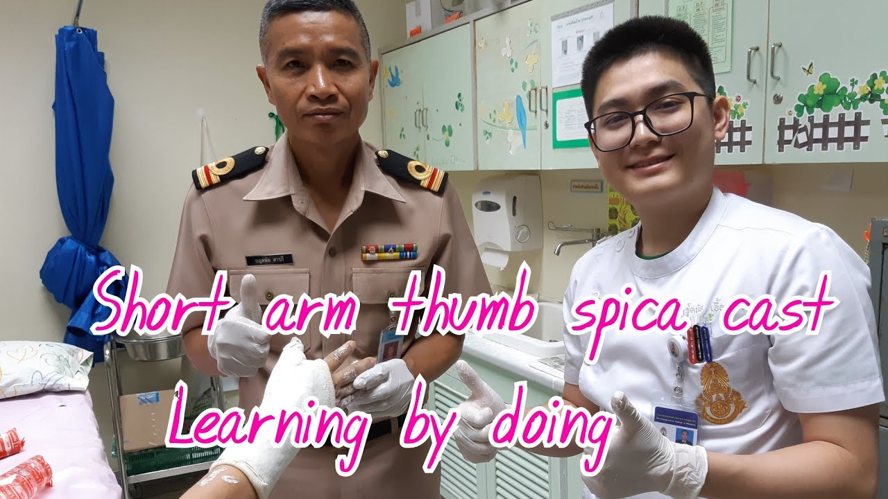 Learning by doing in The CastRoom:Short arm Thumb spica cast. - YouTube