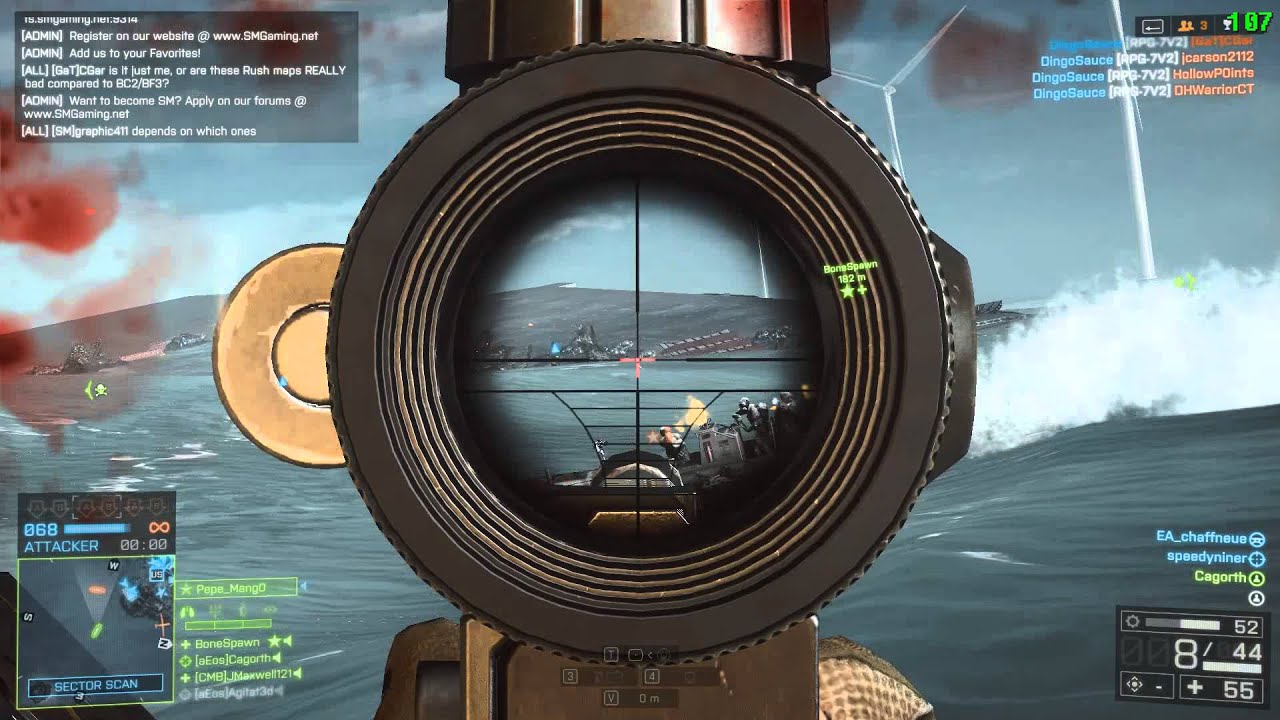BF4 RHIB Sniping - YouTube