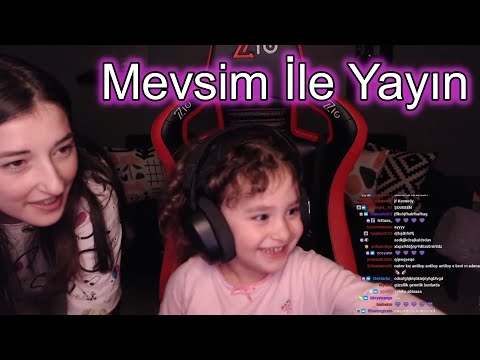 Pqueen - Yeğeni Mevsim İle Yayın Yapıyor (Mevsim E-Sporcu Gibi Oyun Oynuyor)