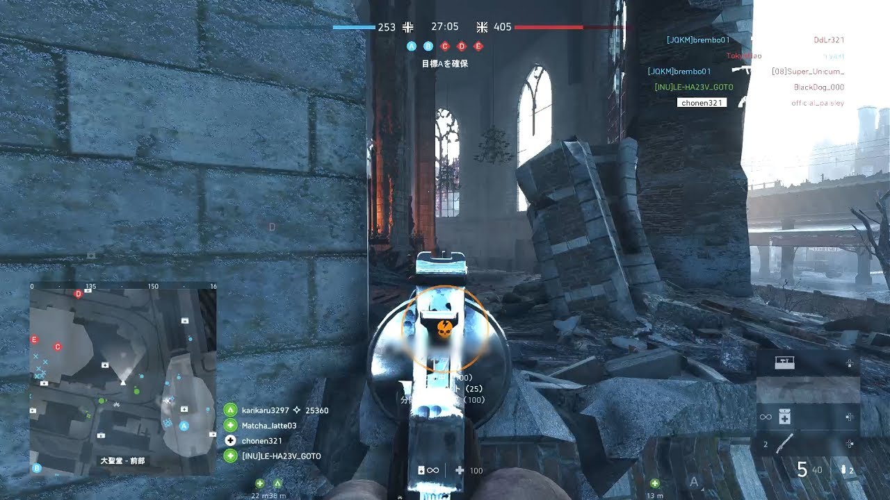 「Model 27」でガンマン気分【BF5】『DEVASTATION』 - YouTube