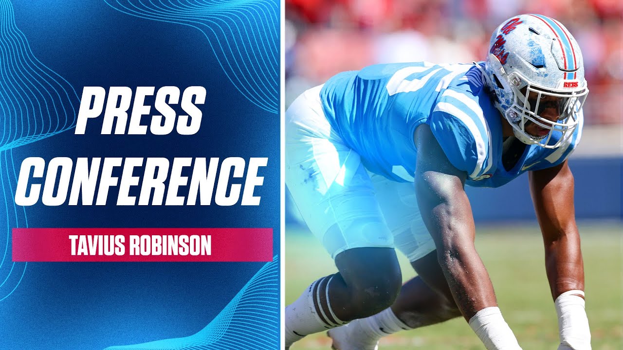 PRESSER | Tavius Robinson (10-4-22) - YouTube