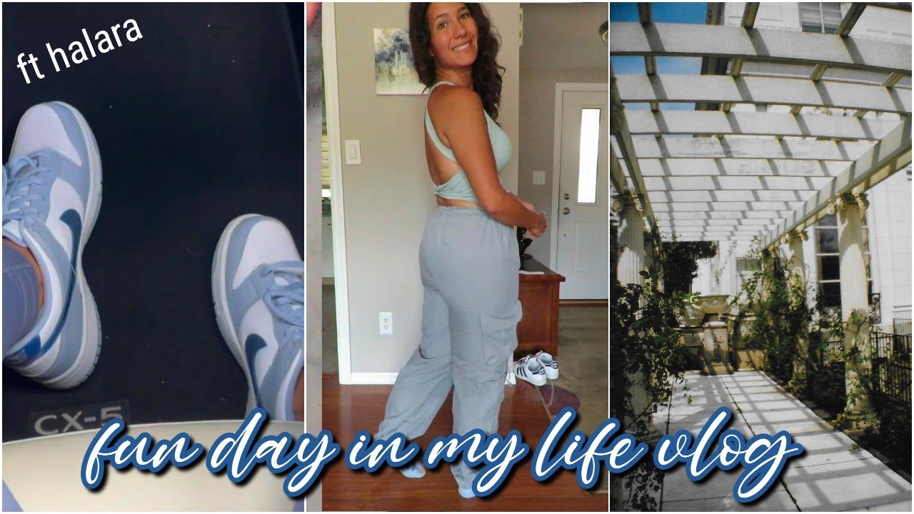 Styling Halara Clothes & DIML- running errands, chores, working out ...