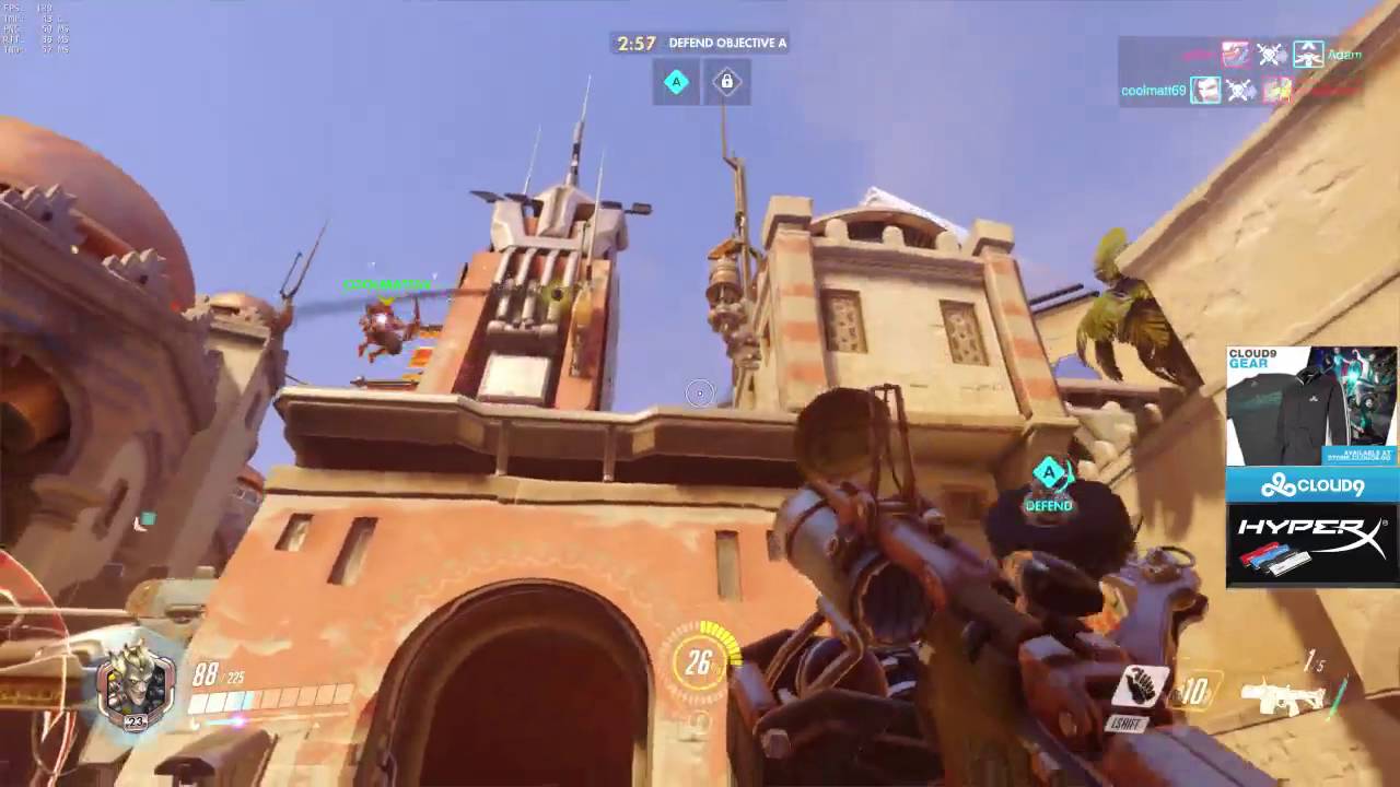 C9 Surefour Junkrat Temple of Anubis - YouTube