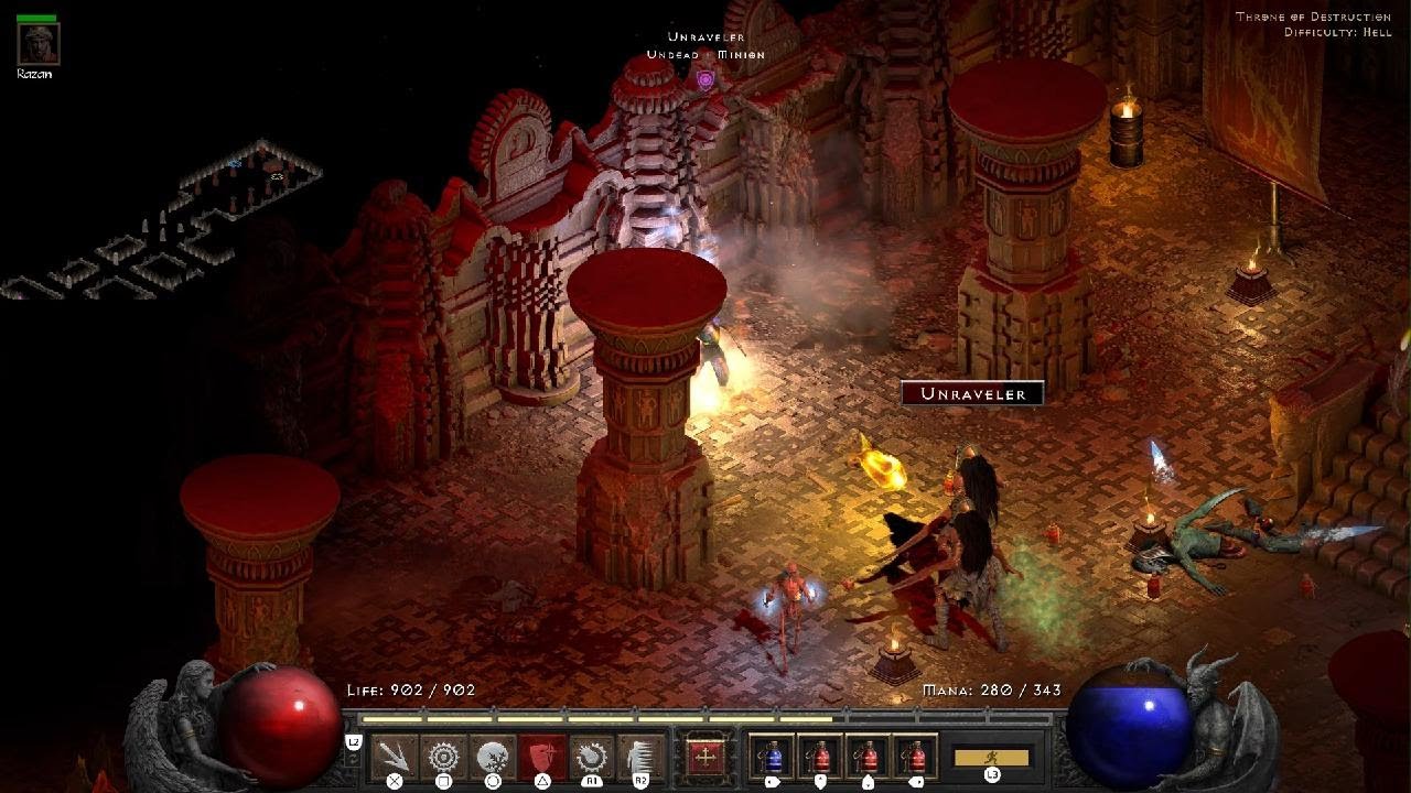Diablo II: Resurrected Single player beating Hell - YouTube