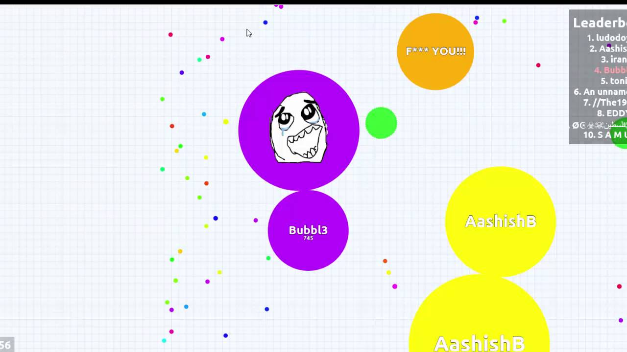 Amazing Agario Gameplay| Bubbl3 - YouTube