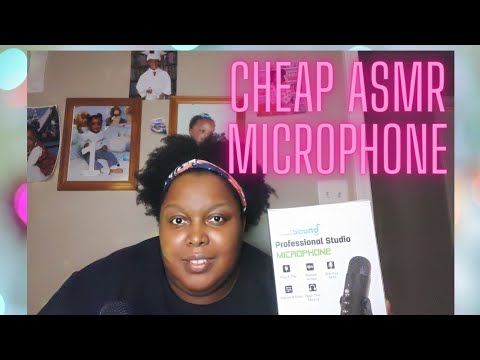 Review on a Cheap ASMR MICROPHONE FROM AMAZON - YouTube