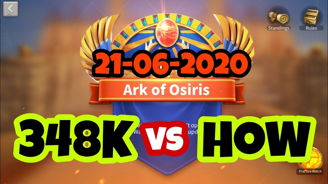 Rise of Kingdoms ROK (Stream) : Ark of Osiris (AoO) 21-06-2020 348K ...