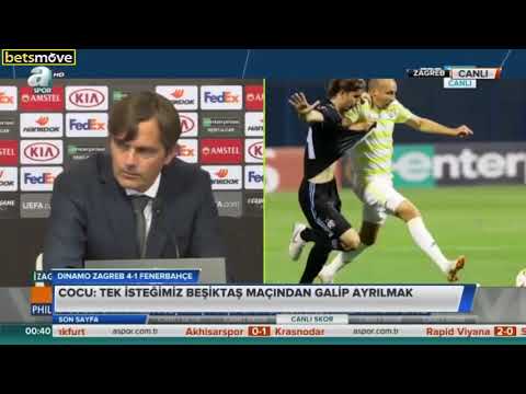 Dinamo Zagreb 4 1 Fenerbahçe  Kararlarıyla Tartışılan Philip Cocu Maç Sonu Ne Dedi 20 Eylül 2018