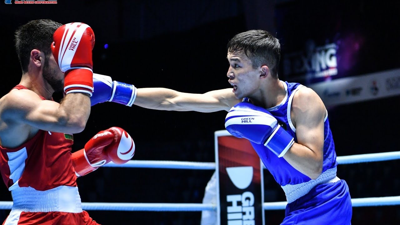 Zakir Hussain (PAK) vs. Shakhzod Muzaffarov (UZB) | ASBC| Asian Boxing ...