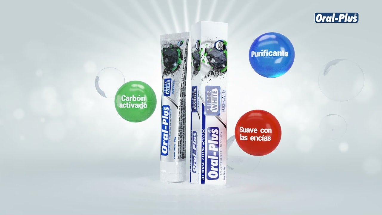 crema blanqueadora con carbón activado Oral Plus - YouTube