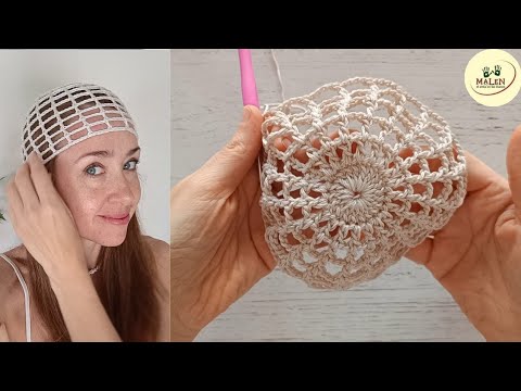 Mesh Hat casquete paso a paso PRINCIPIANTES #crochet #ganchillo #gorro #tendencia vender o regalar