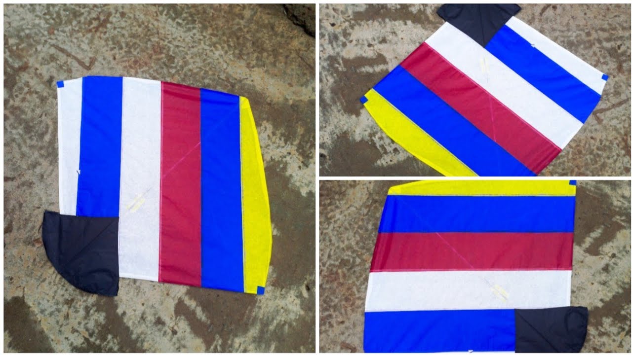 salara kat design gudda making at home eseliy (kite making) - YouTube